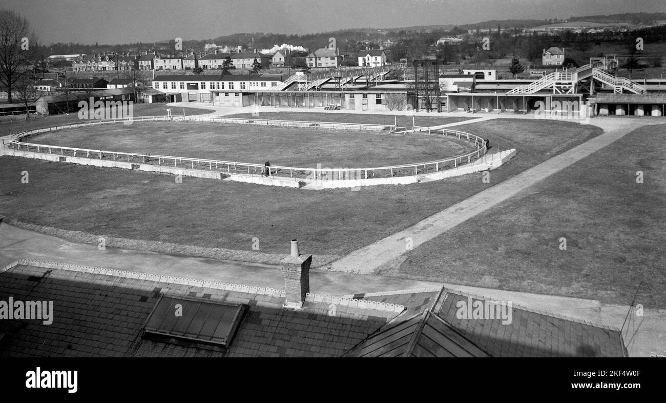 The Parade Ring and Racecourse Station Stock Photo - Alamy