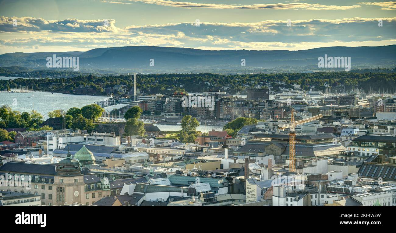 Oslo landmarks, Norway Stock Photo - Alamy