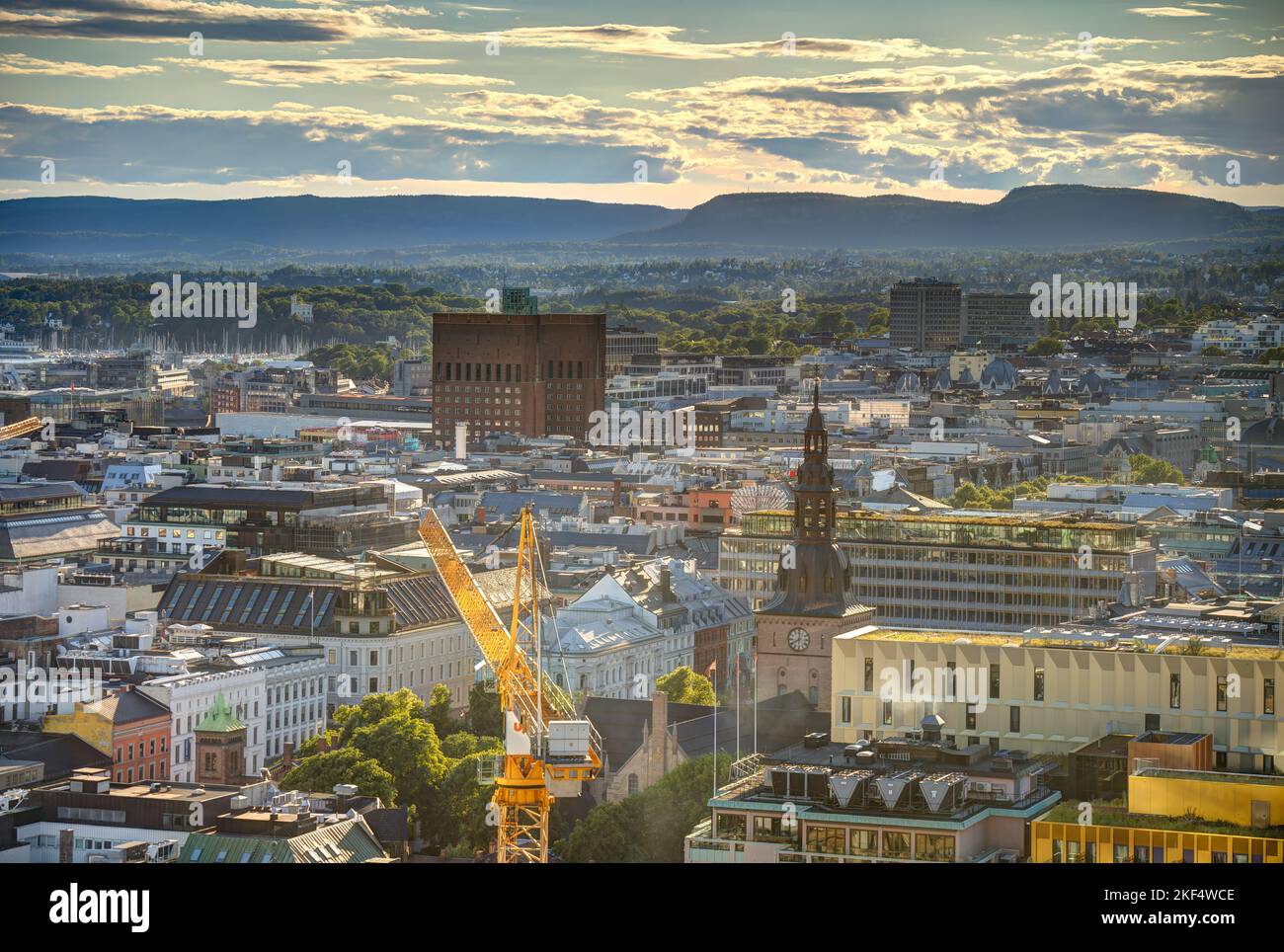 Oslo landmarks, Norway Stock Photo - Alamy