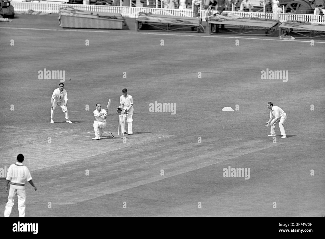 John Edrich in batting action Stock Photo - Alamy