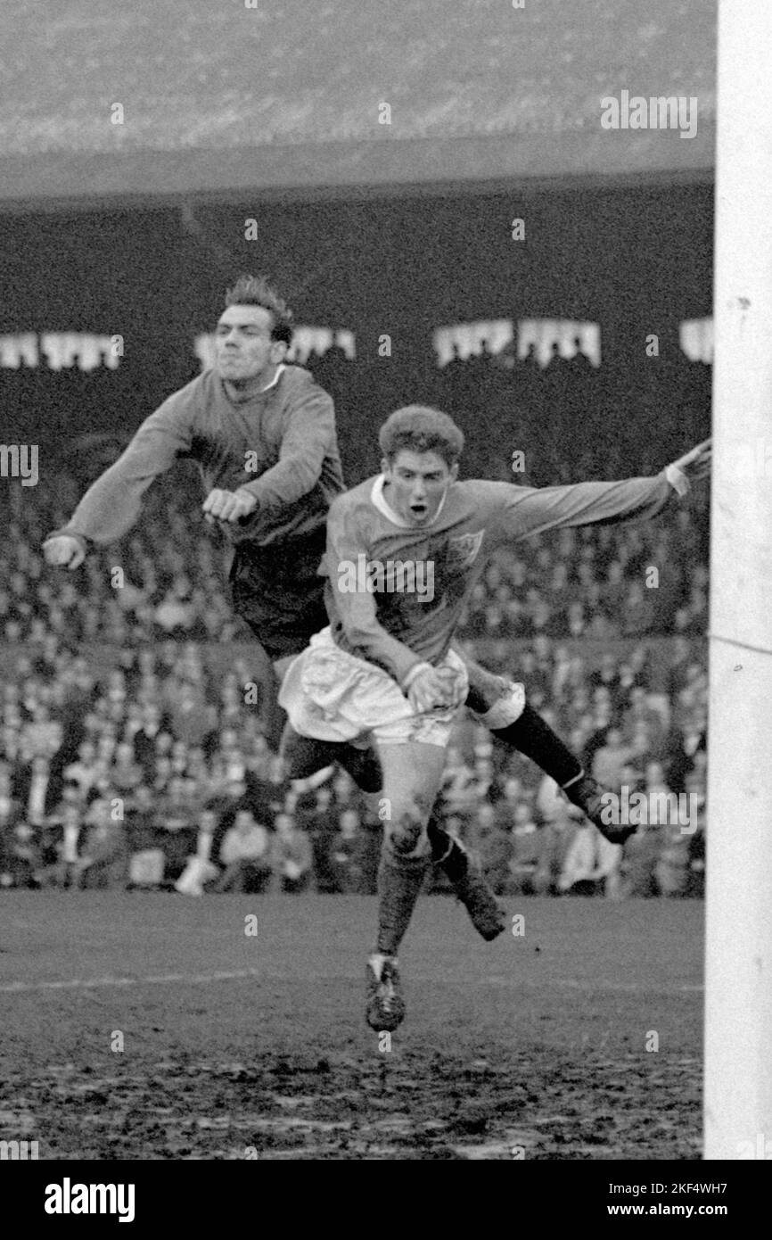 Fulham goalkeeper Tony Macedo (l) punches clear under pressure from ...