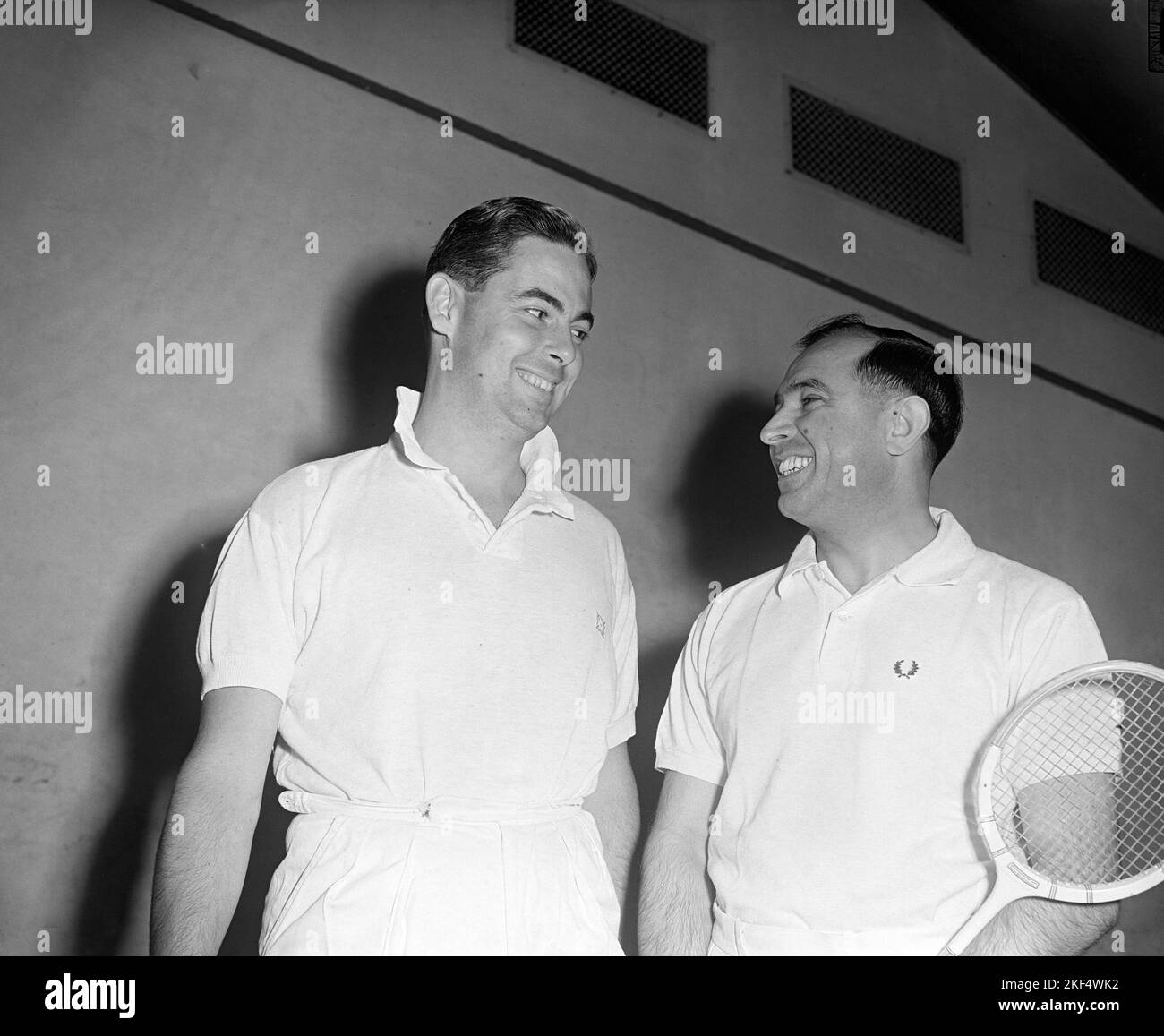 Azam Khan (right), the Pakistan-born winner of the Squash Rackets ...