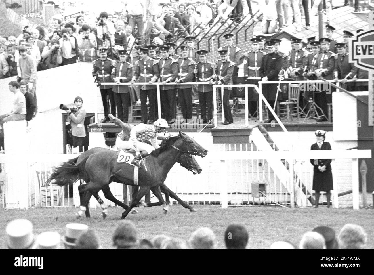 The finish of the 1984 Derby. David O'Brien, 27, became the youngest ...