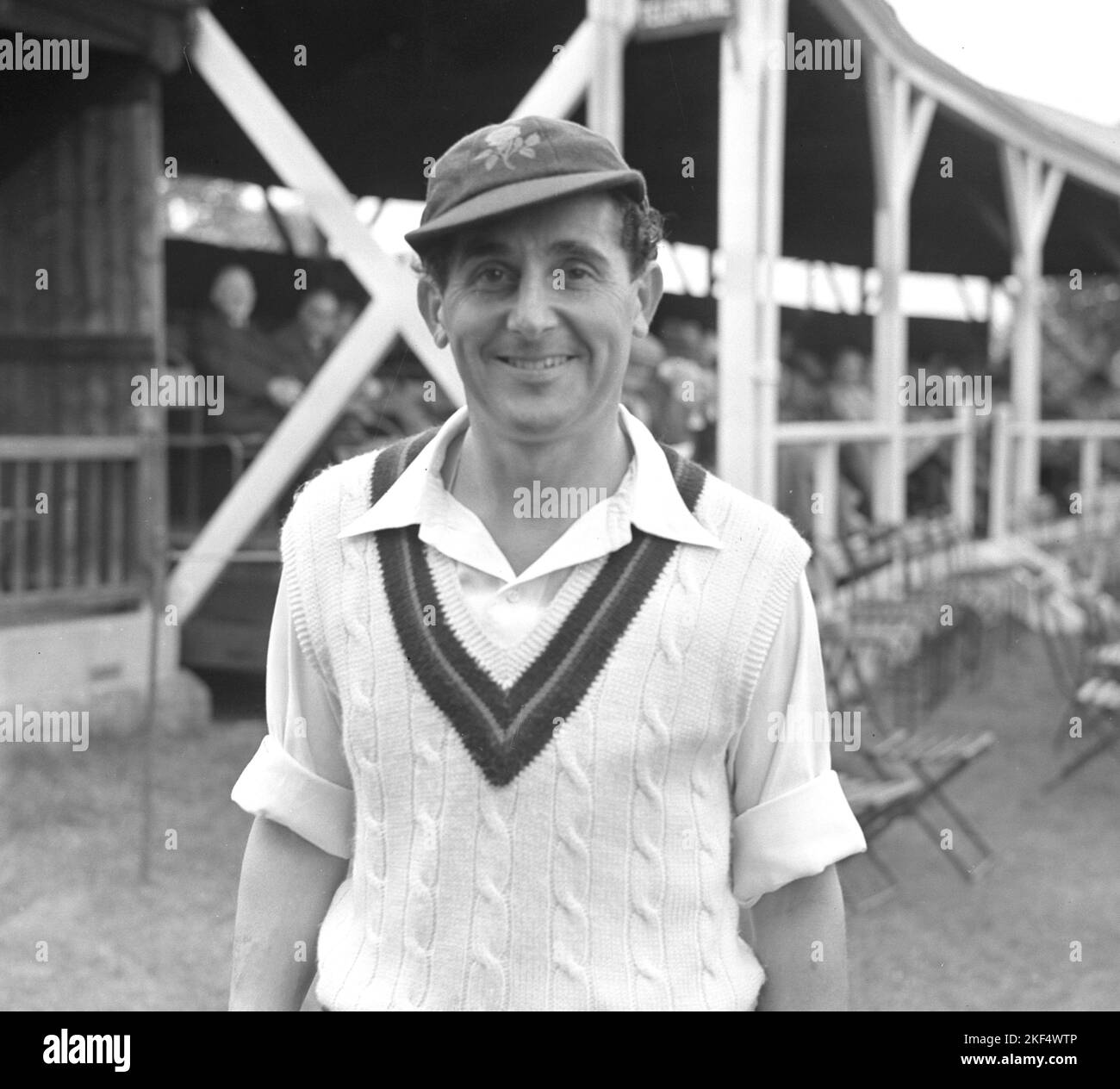 Lancashire cricketer Alan Wilson Stock Photo - Alamy