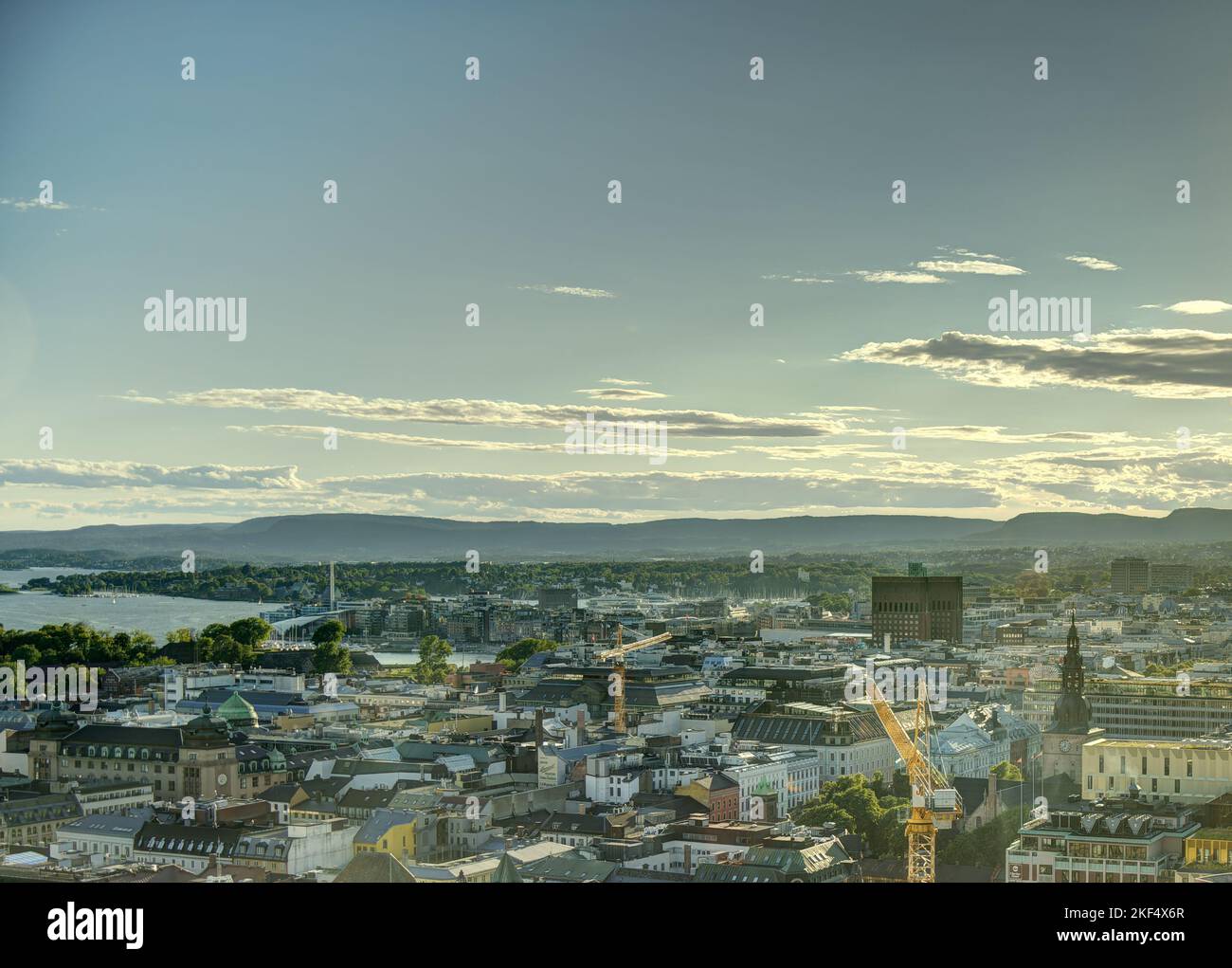 Oslo landmarks, Norway Stock Photo - Alamy