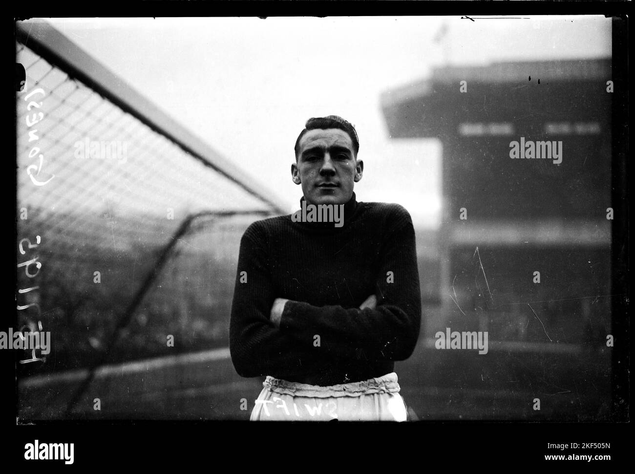 Frank Swift, Manchester City goalkeeper Stock Photo - Alamy