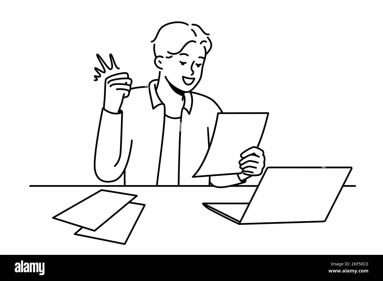 Accomplishment notification Stock Vector Images - Alamy