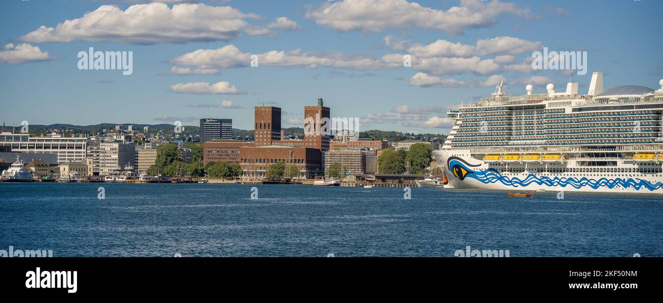 Oslo landmarks, Norway Stock Photo - Alamy