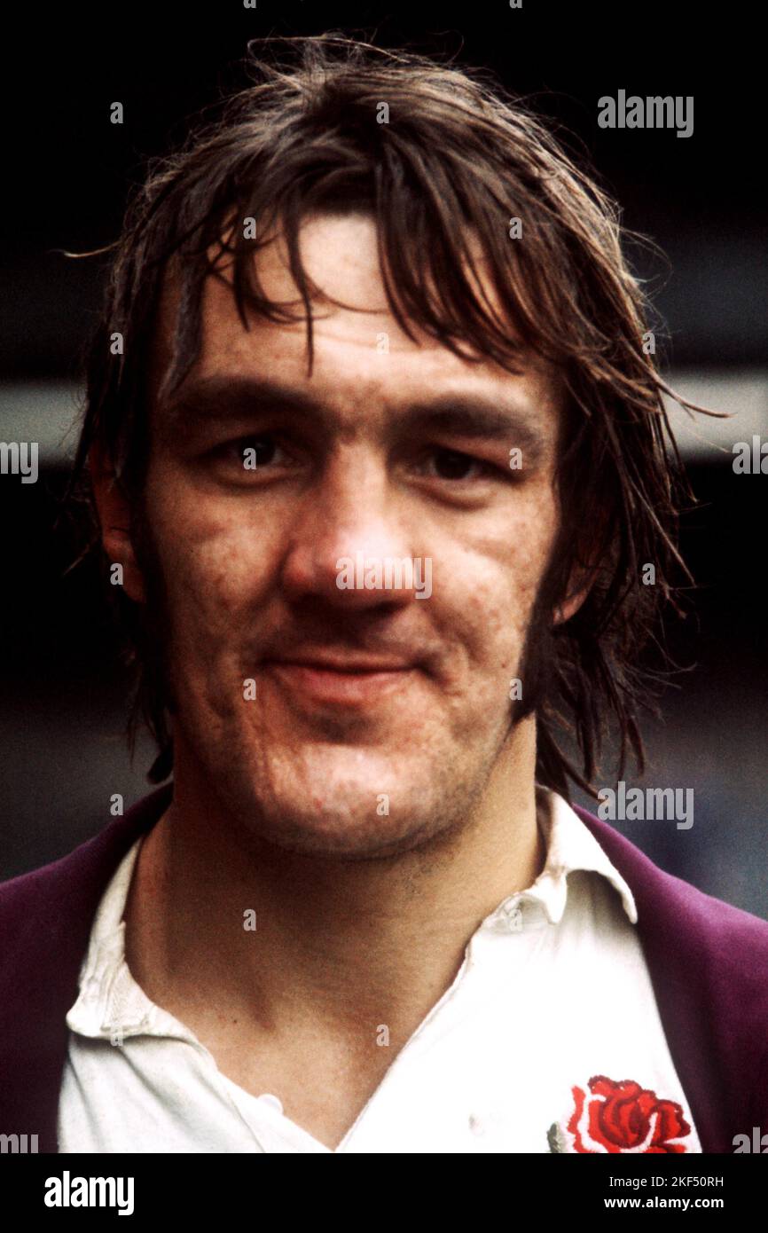 Roger Uttley, Gosforth and England Stock Photo - Alamy