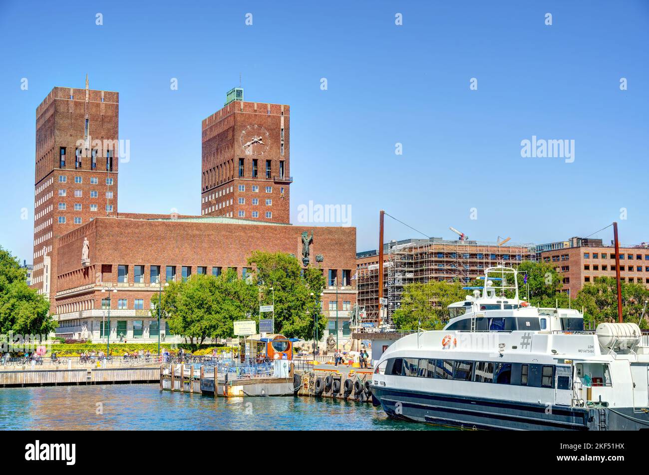Oslo landmarks, Norway Stock Photo - Alamy