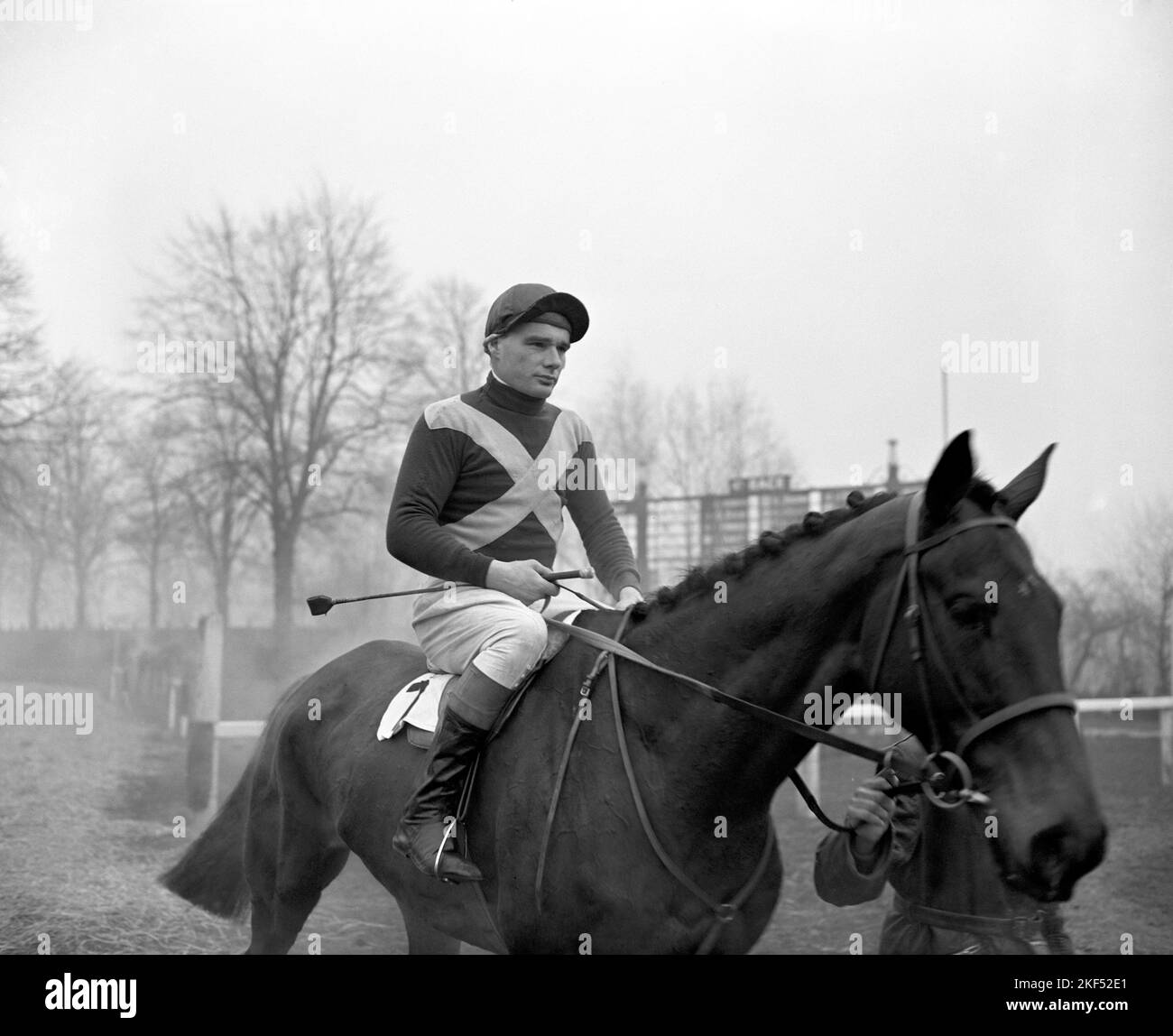 Jockey Michael Scudamore Stock Photo - Alamy