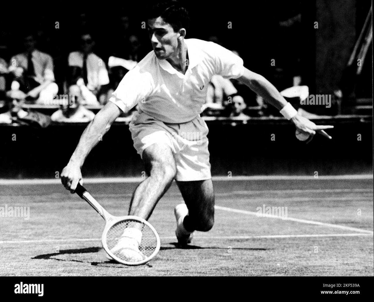 Ken Rosewall in action Stock Photo - Alamy
