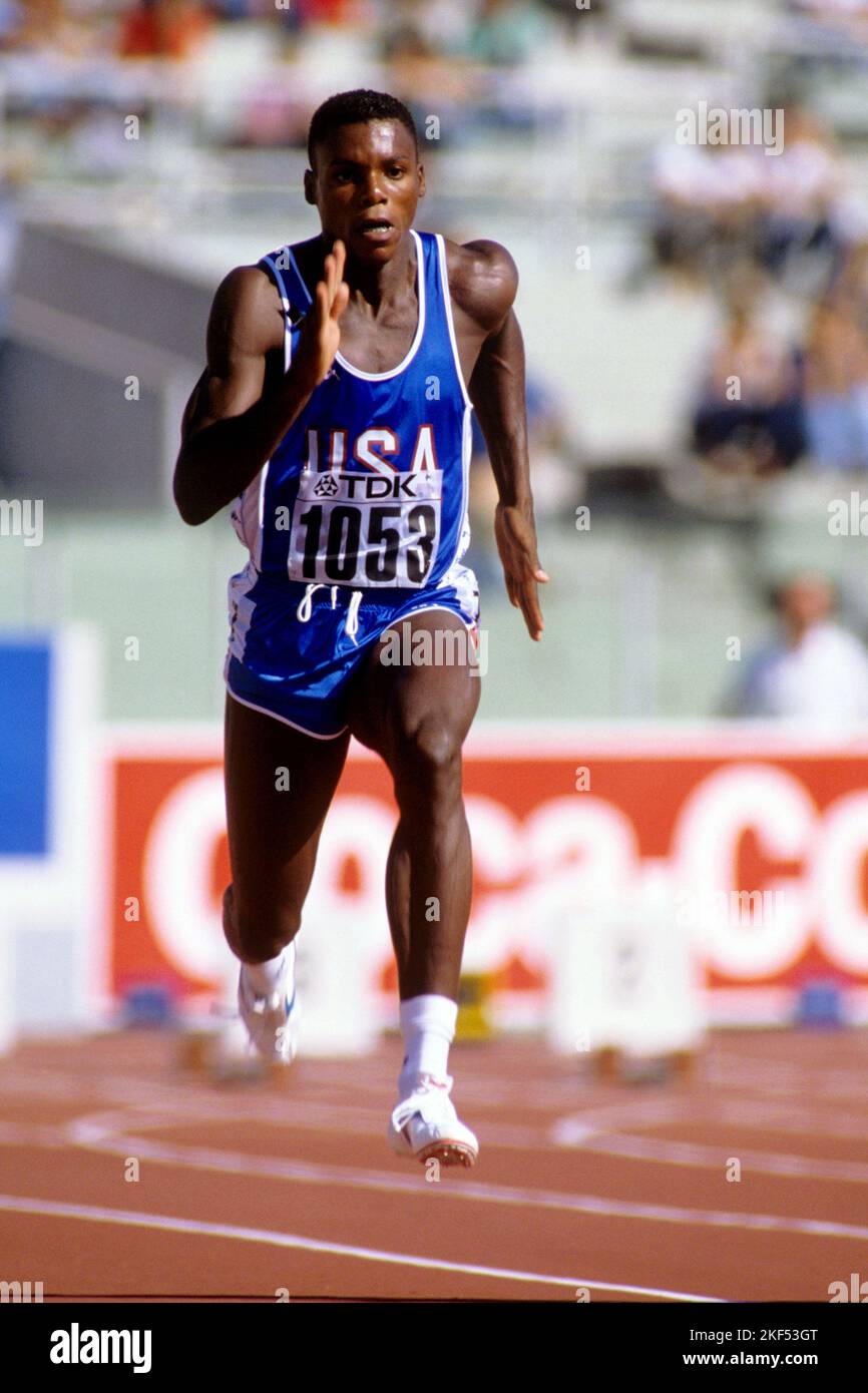 Carl Lewis, USA Stock Photo - Alamy