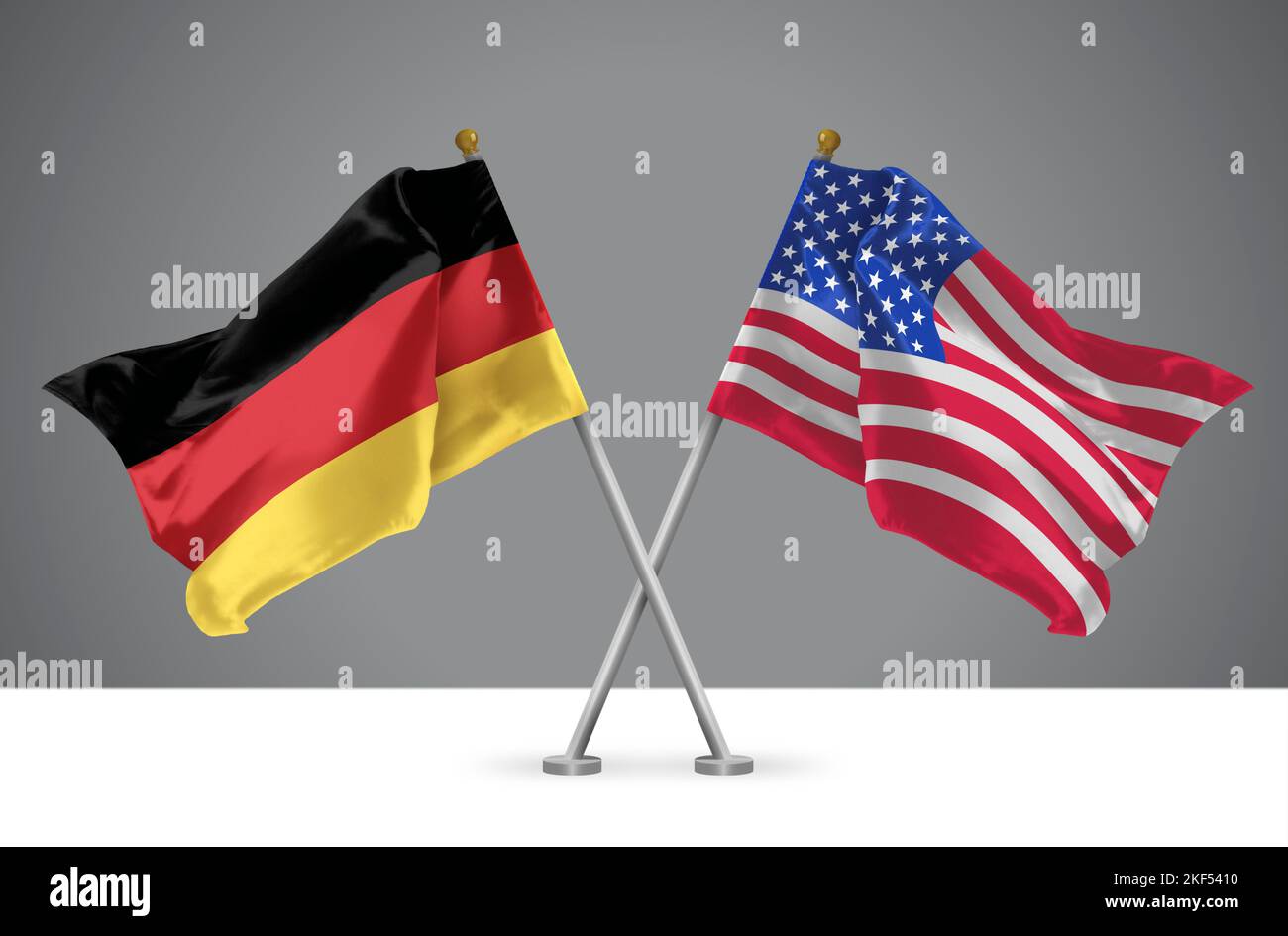 Crossed american and german flags hi-res stock photography and images ...