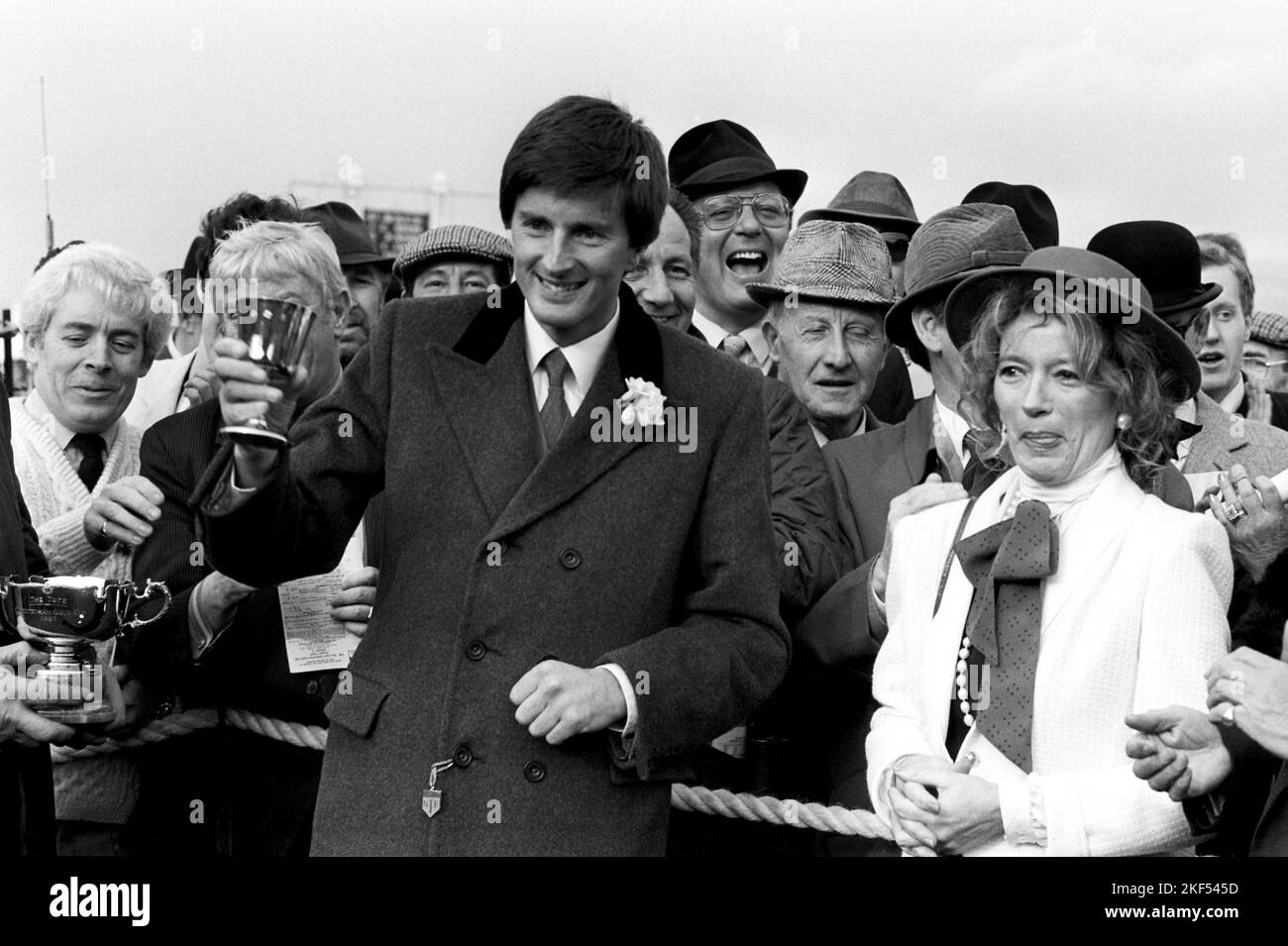 Trainer Michael Dickinson with his mother, fellow trainer Monica ...