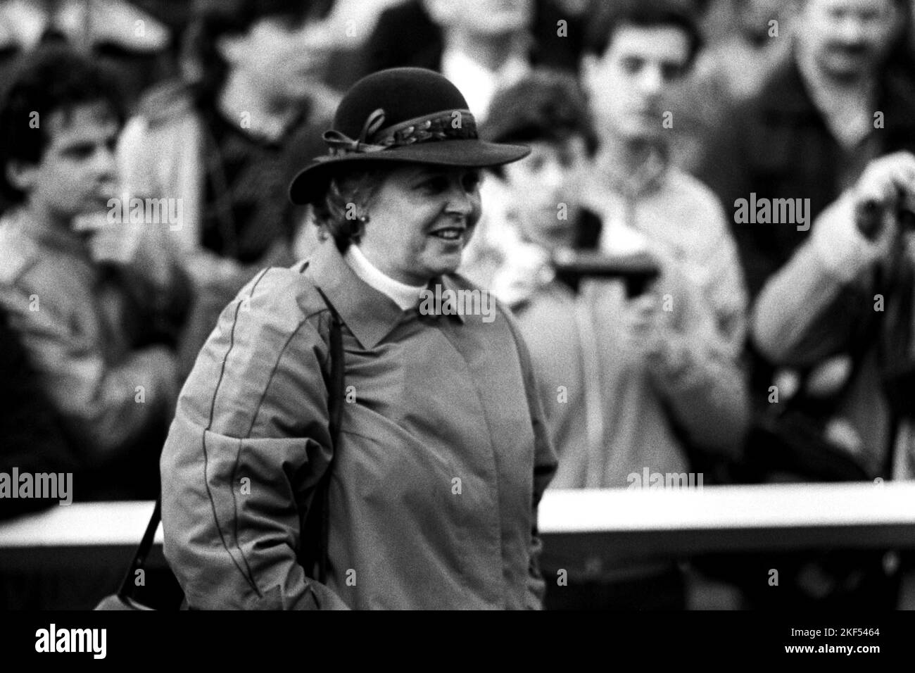 Jenny Pitman trainer of Burrough Hill Lad Stock Photo - Alamy