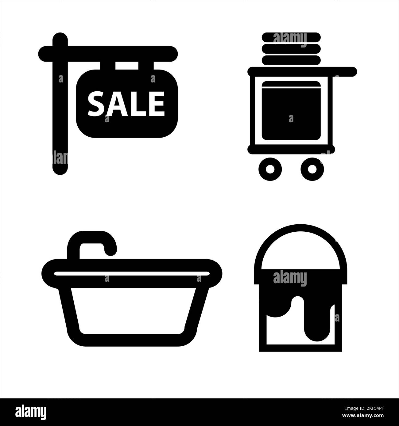 Home interior design icon, sofa icon, living room, vector illustration ...