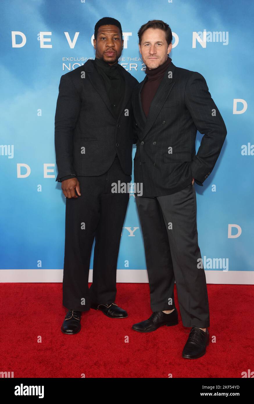 15 November 2022 -Los Angeles, California - Jonathan Majors, Sam Jaeger ...