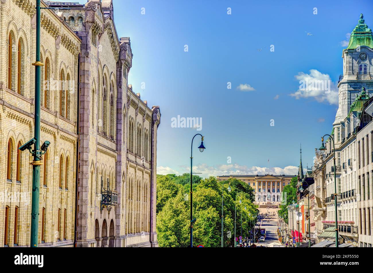 Oslo landmarks, Norway Stock Photo - Alamy