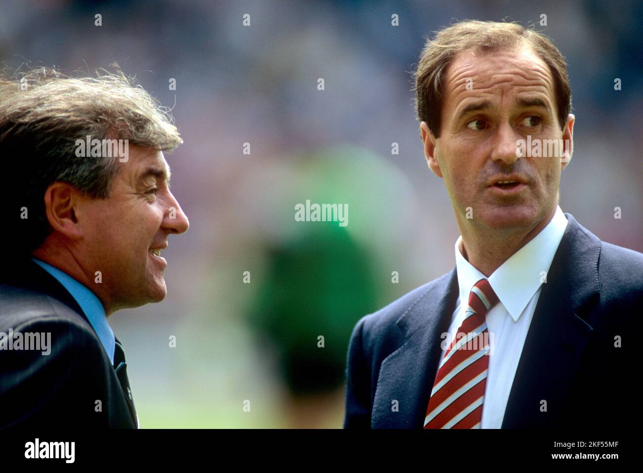 Tottenham Hotspur manager Terry Venables and Arsenal managerGeorge ...