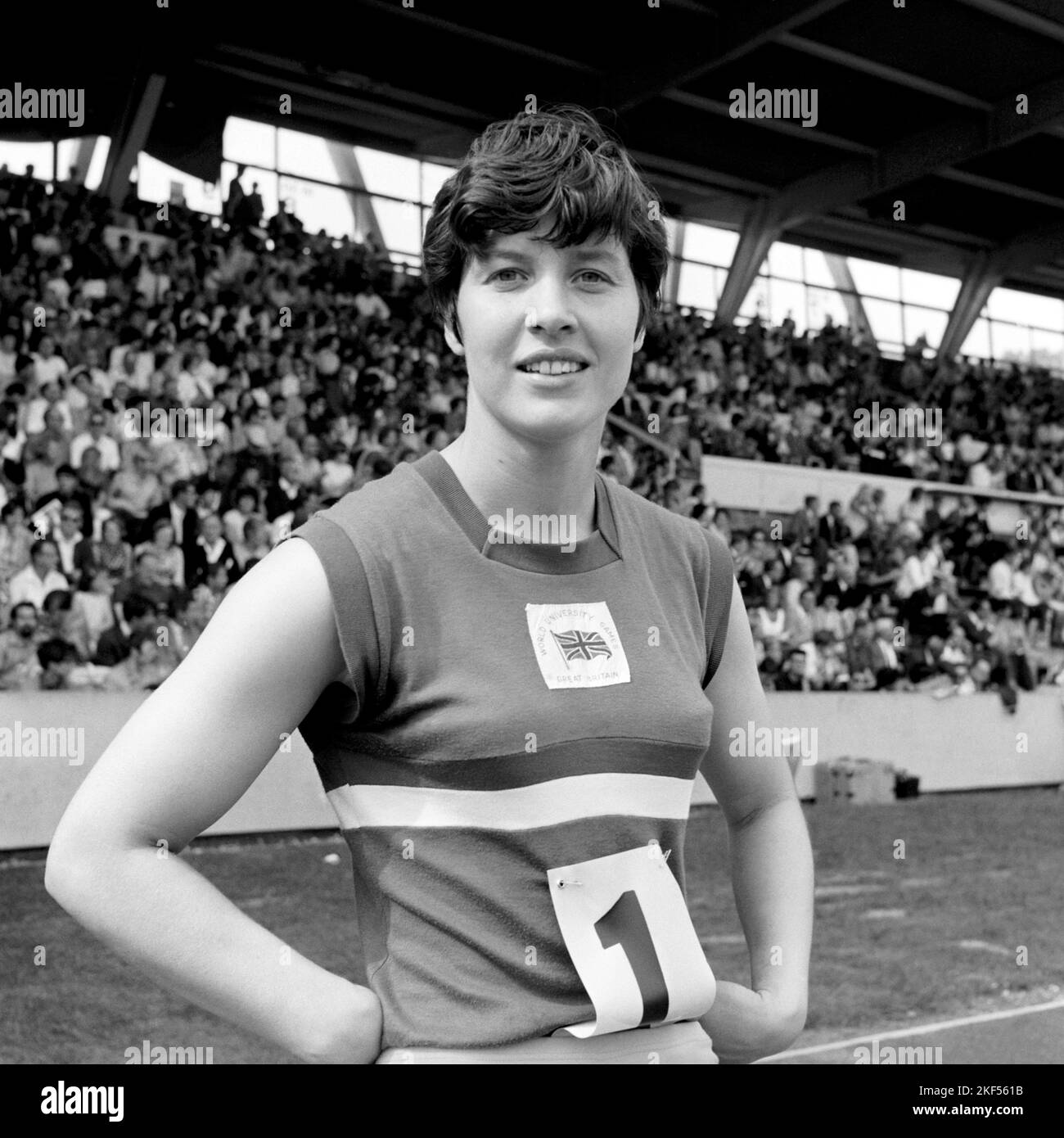 Sheila Sherwood at the Coca-Cola International Athletics Meeting. The ...