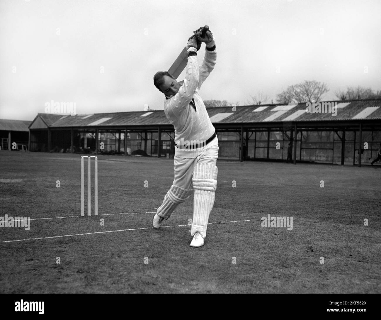Australia's Ron Archer plays a shot during practice Stock Photo - Alamy