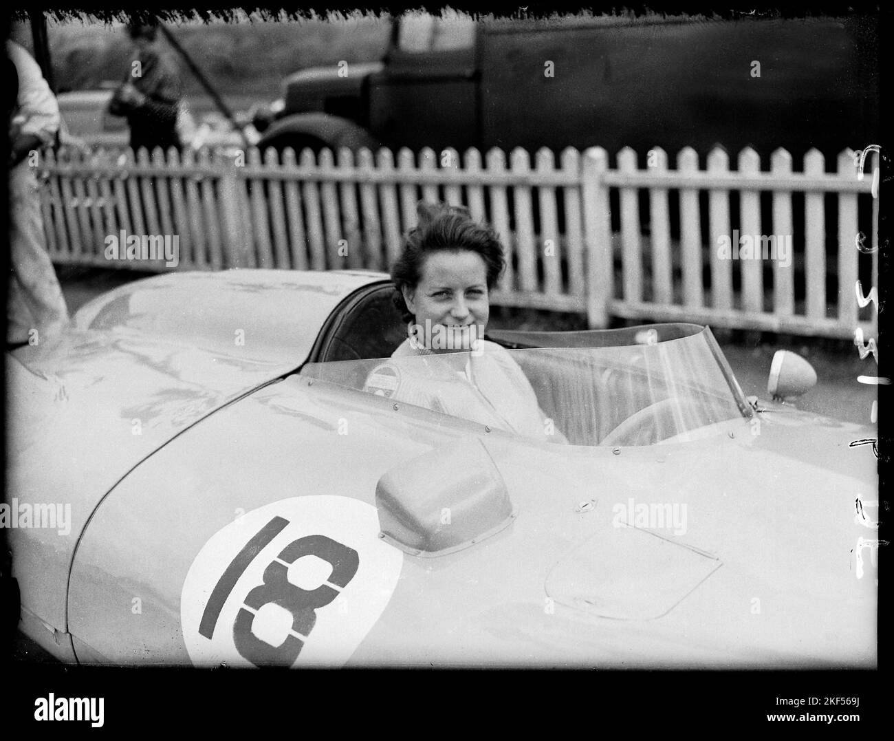 Miss Patsy Burt in her Cooper Climax no.18 Stock Photo - Alamy