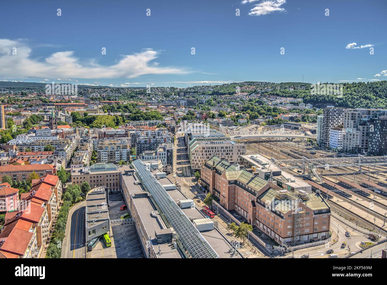 Oslo landmarks, Norway Stock Photo - Alamy