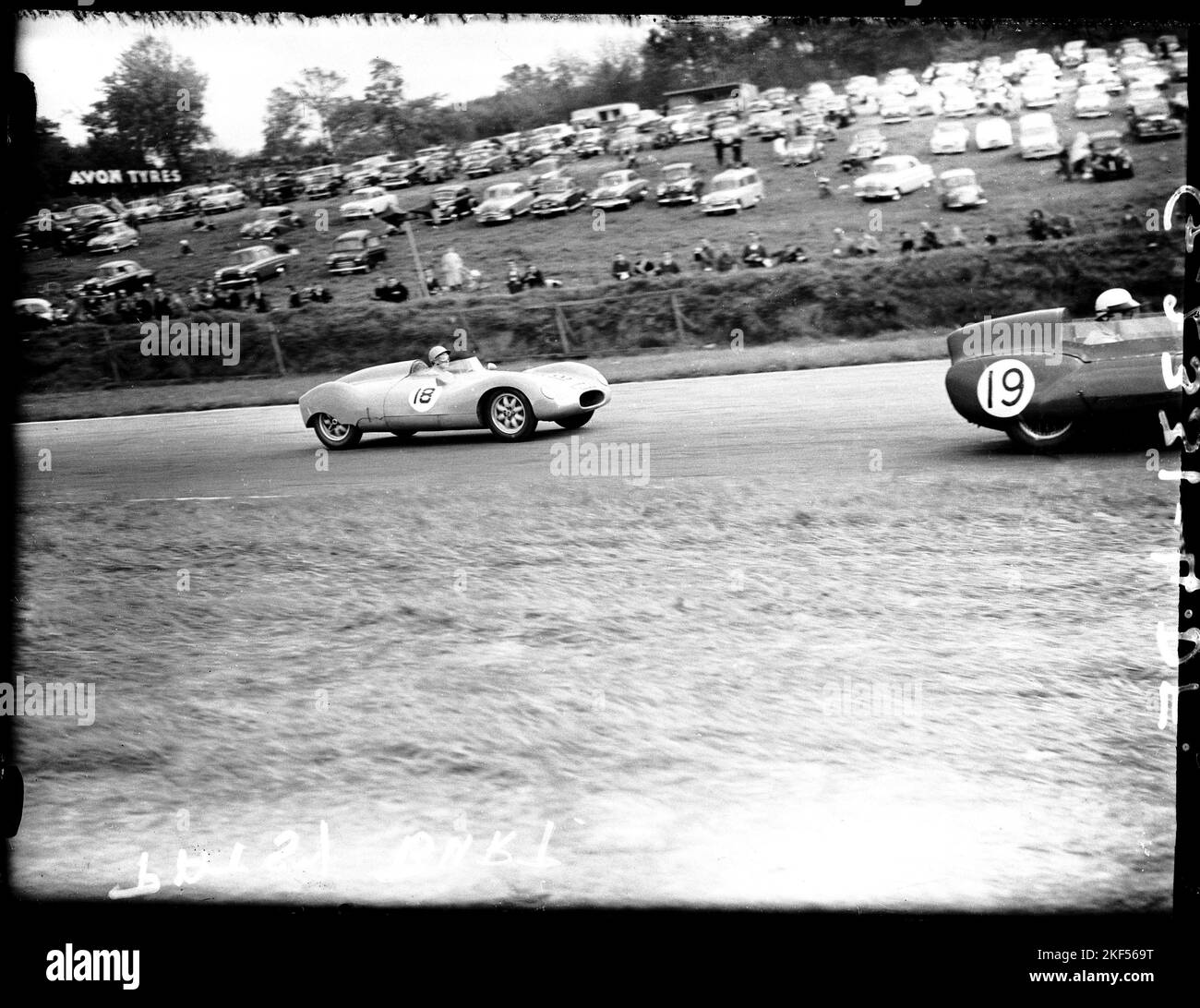 Miss Patsy Burt in action at Brands Hatch racing her Cooper Climax no ...