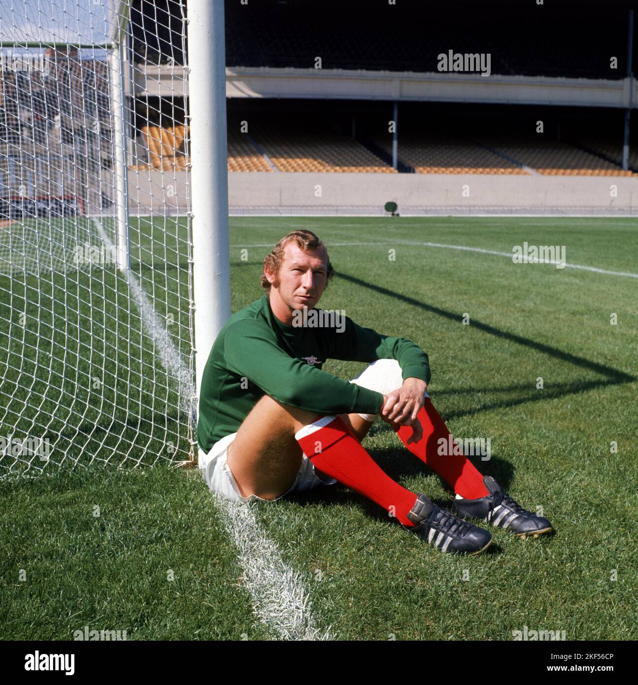 Bob Wilson, Arsenal goalkeeper Stock Photo - Alamy