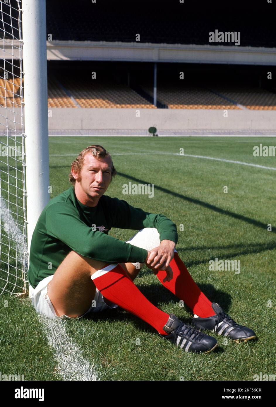Bob Wilson, Arsenal goalkeeper Stock Photo - Alamy