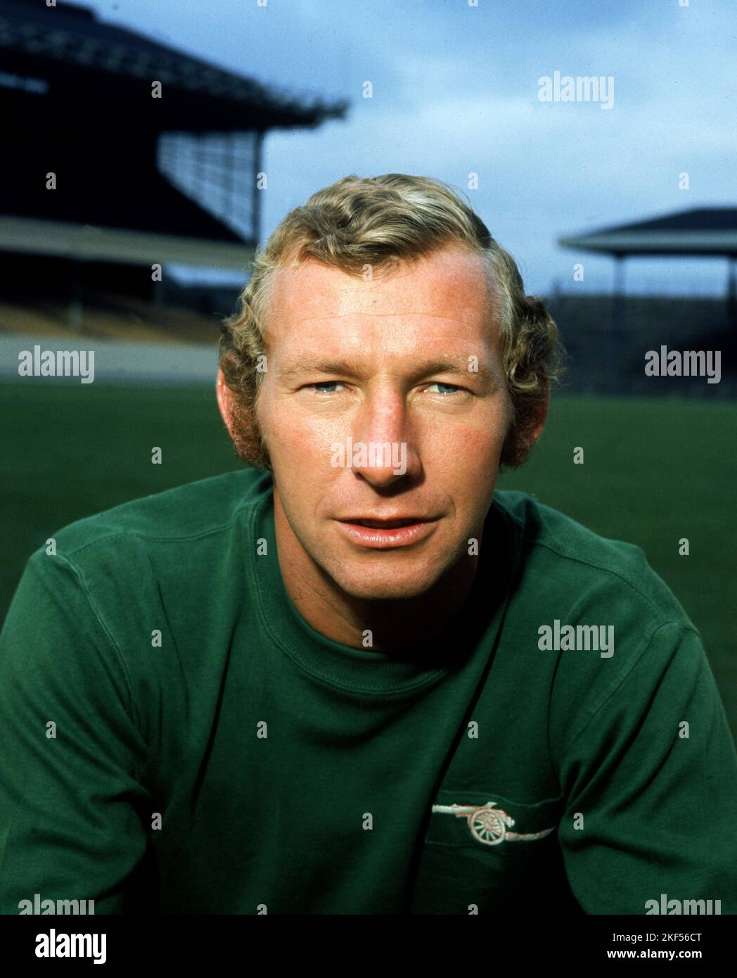 Bob Wilson, Arsenal goalkeeper Stock Photo - Alamy