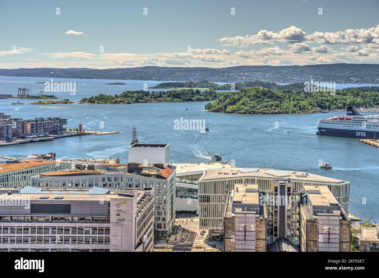 Oslo landmarks, Norway Stock Photo - Alamy