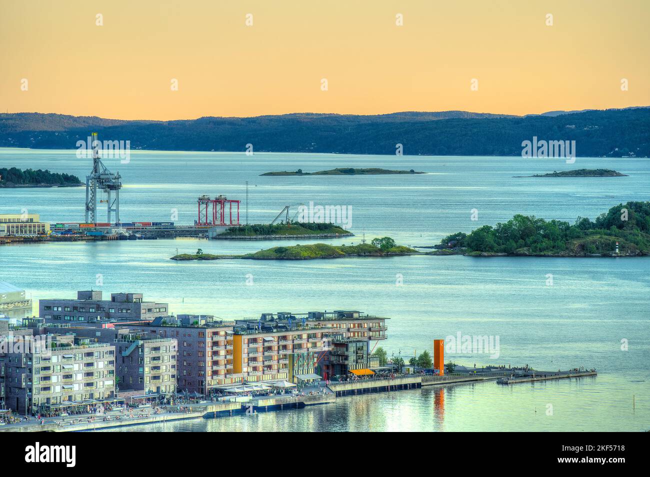 Oslo landmarks, Norway Stock Photo - Alamy