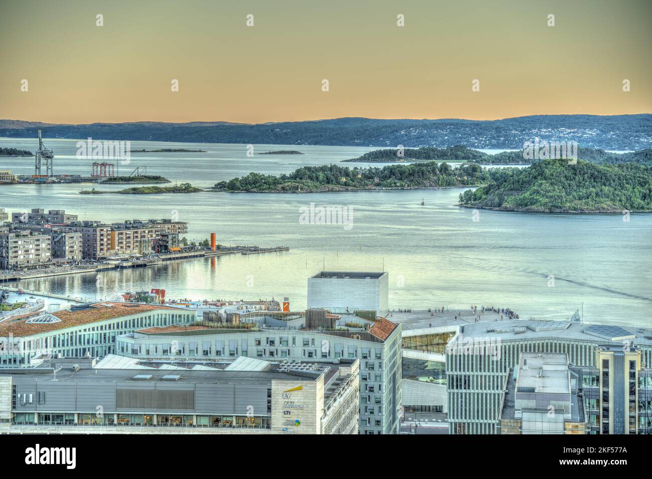 Oslo landmarks, Norway Stock Photo - Alamy