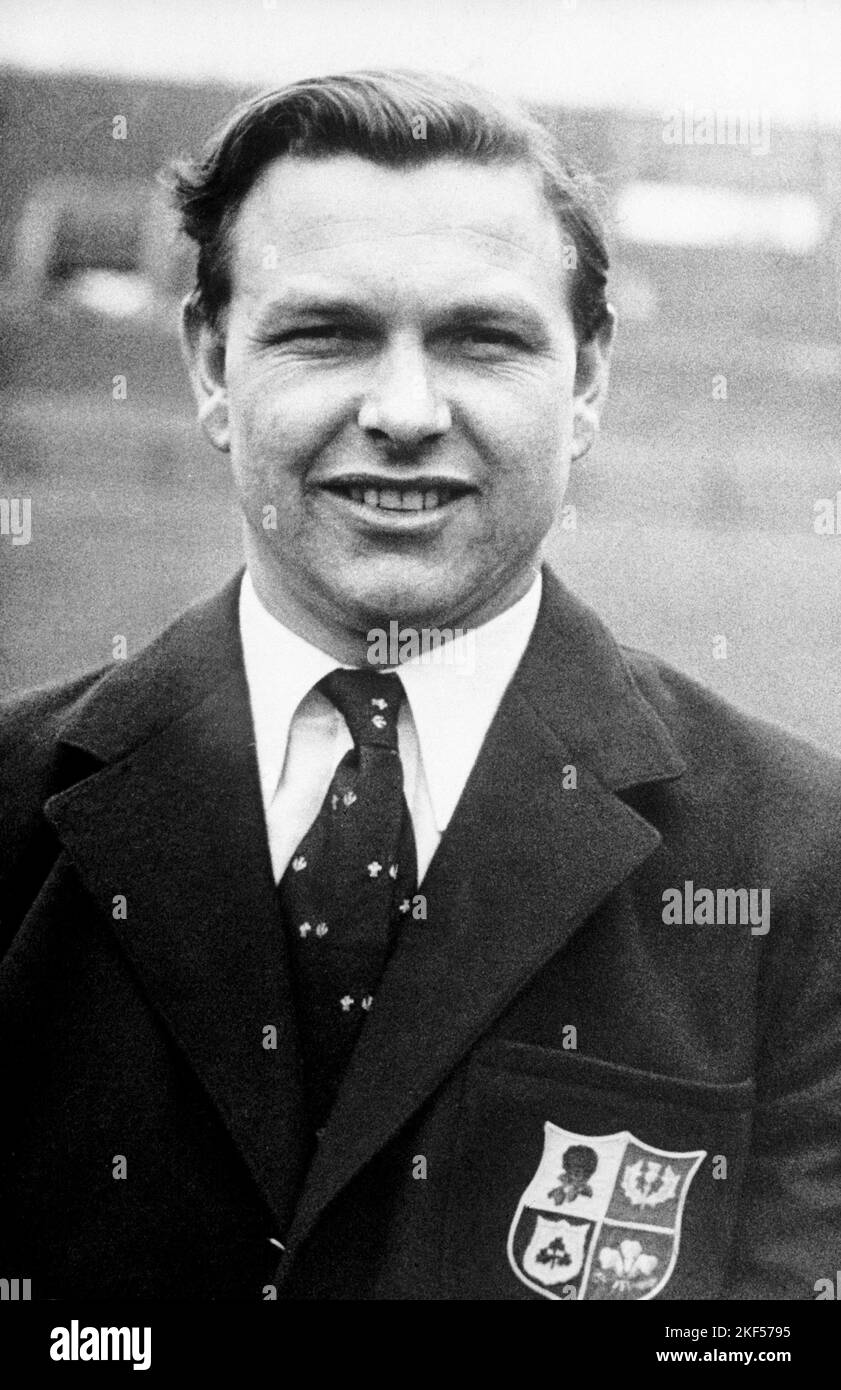 Bleddyn Williams, Wales and British Lions Stock Photo - Alamy