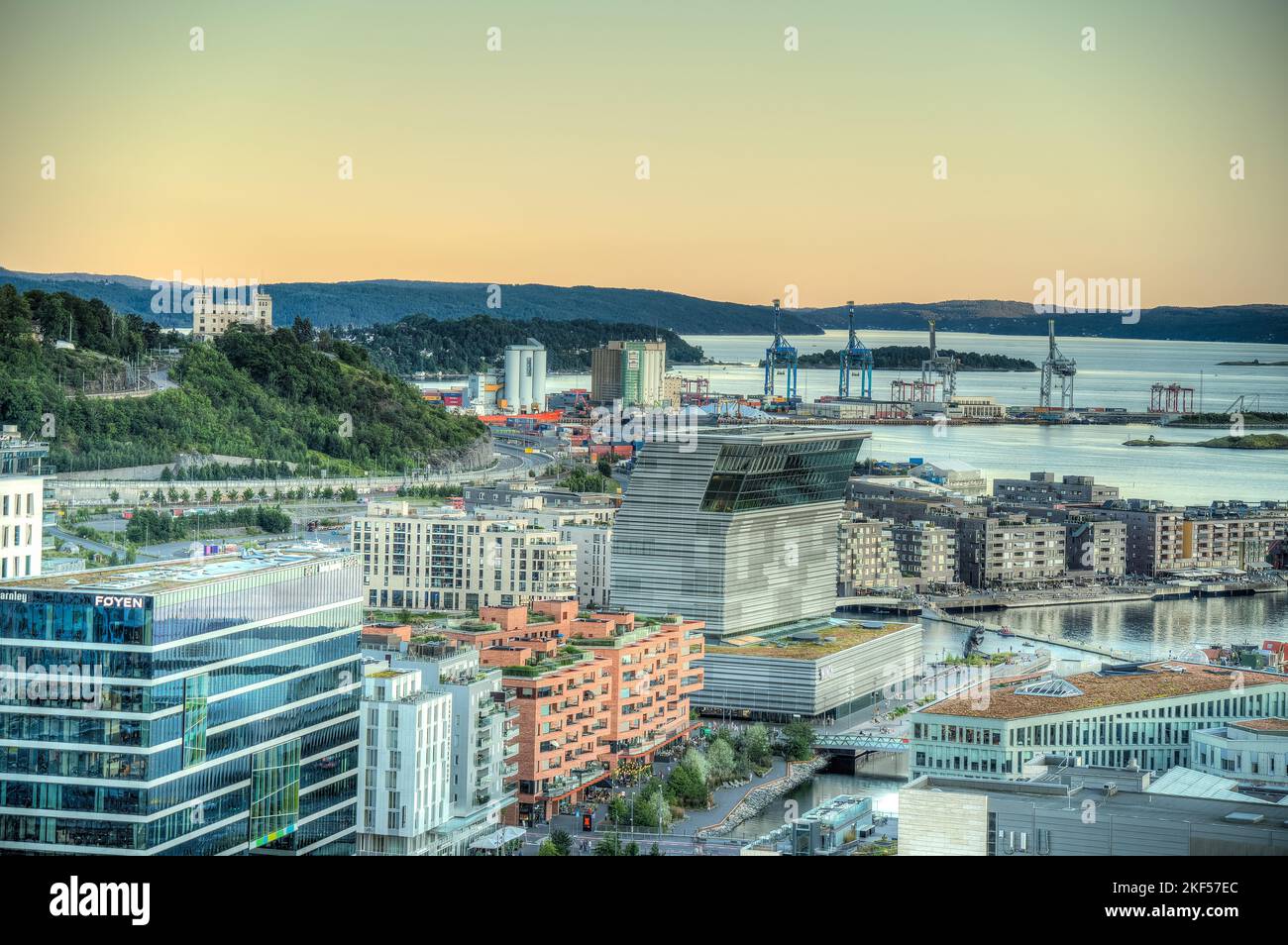 Oslo landmarks, Norway Stock Photo - Alamy