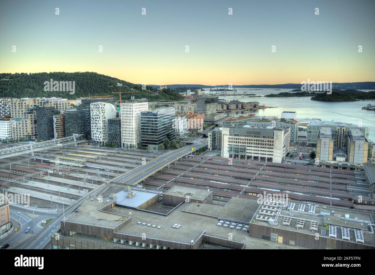 Oslo landmarks, Norway Stock Photo - Alamy