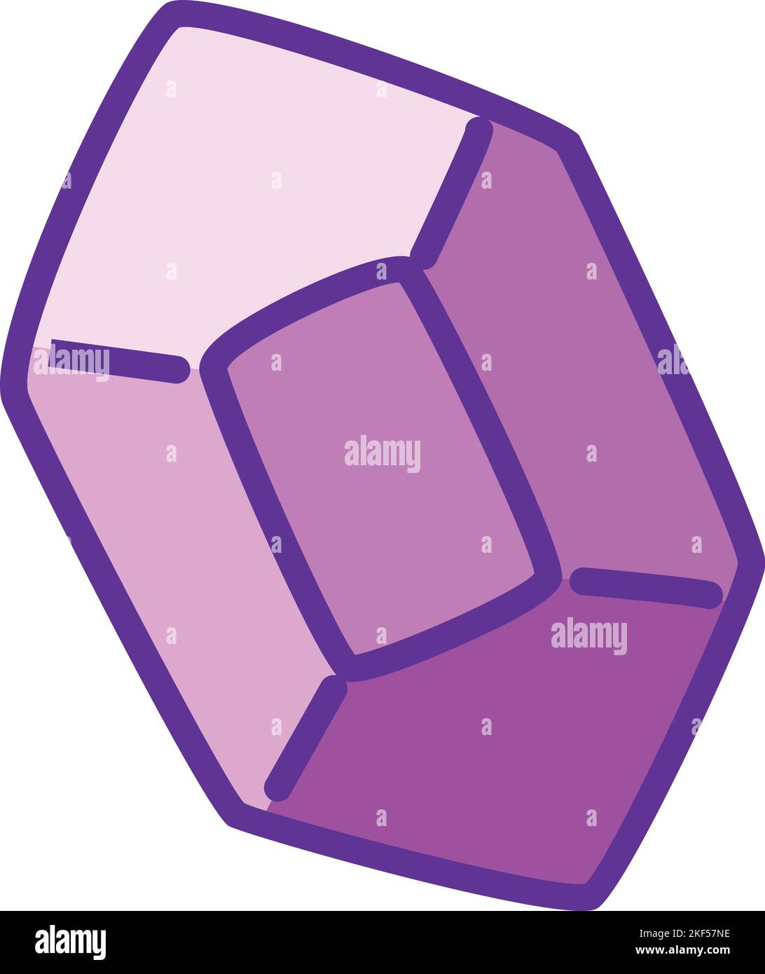 Pink gem icon. Cute precious stone drawing Stock Vector Image & Art - Alamy