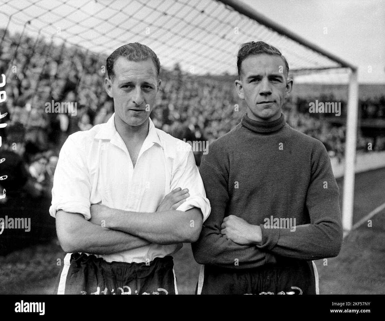 (L-R) George Griffiths and Lewis Goram, Bury Stock Photo - Alamy