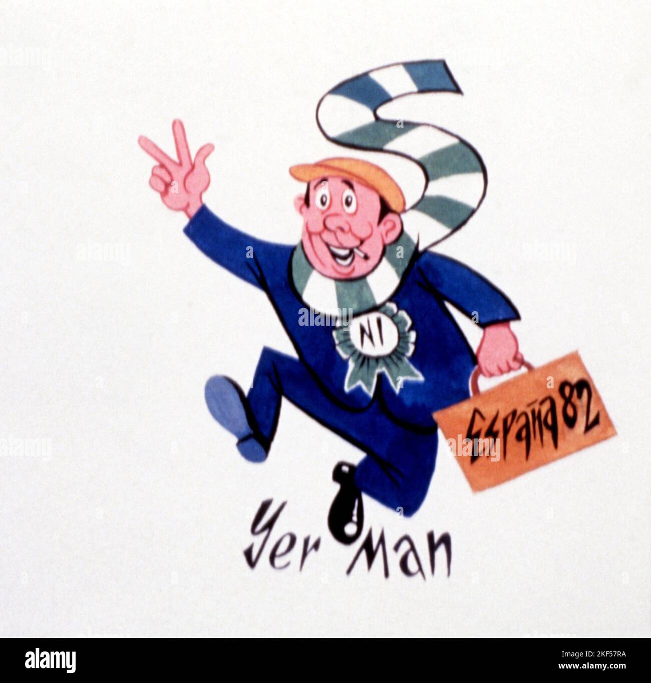 The Northern Ireland World Cup mascot for Spain 82 - Yer Man Stock ...