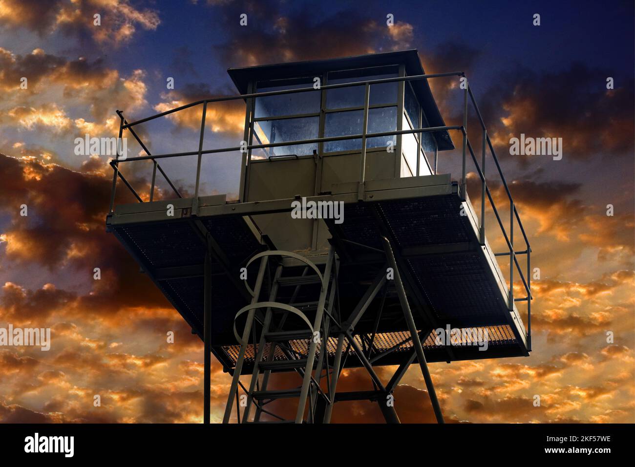 Steel watchtower hi-res stock photography and images - Alamy