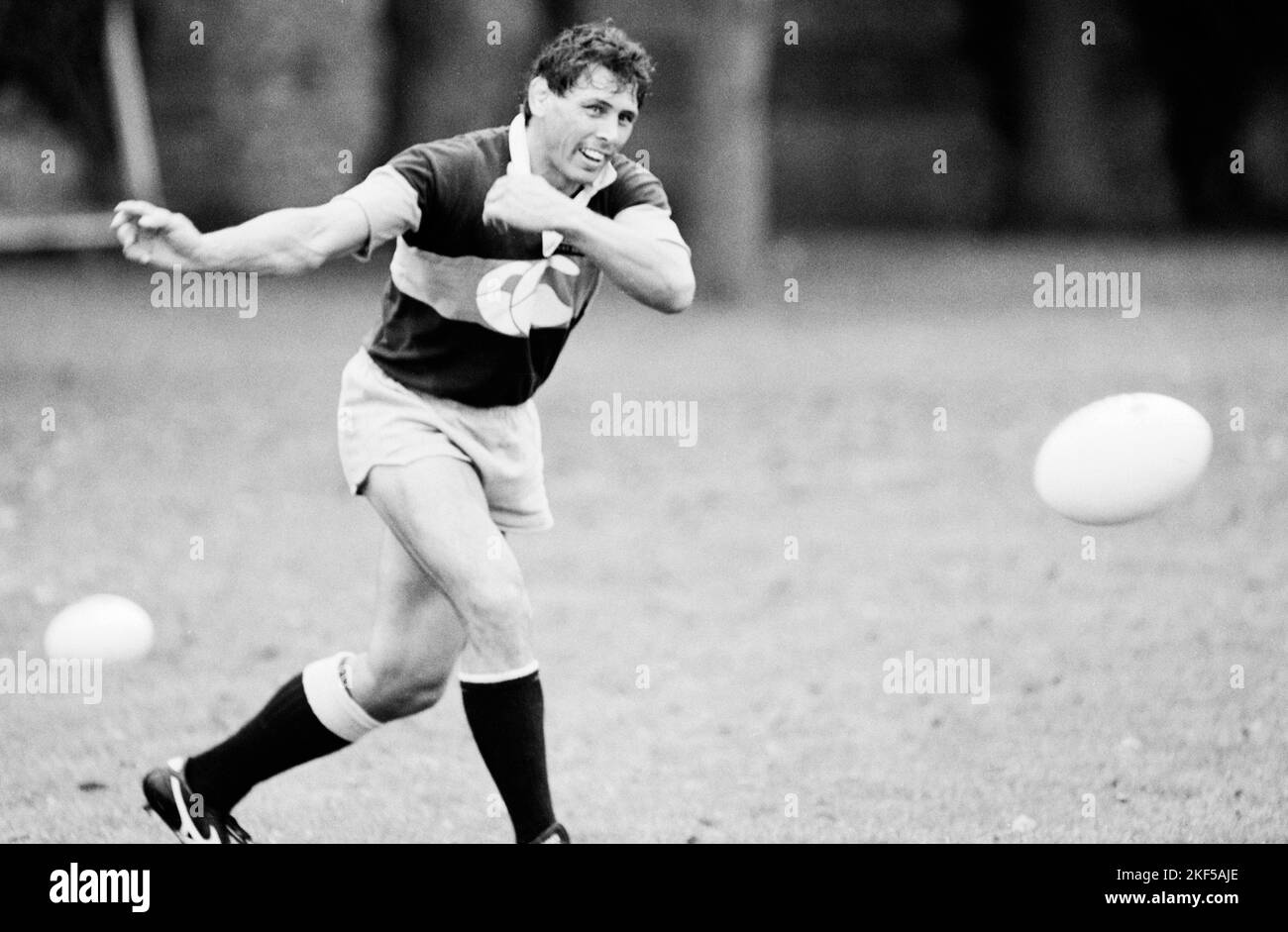Wayne Shelford, All Blacks captain Stock Photo - Alamy
