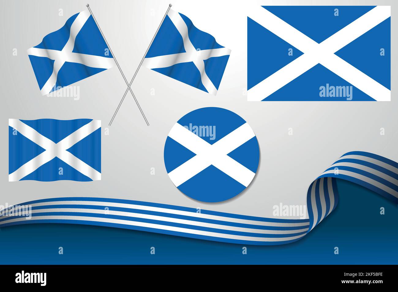 Flags of scotland hi-res stock photography and images - Alamy
