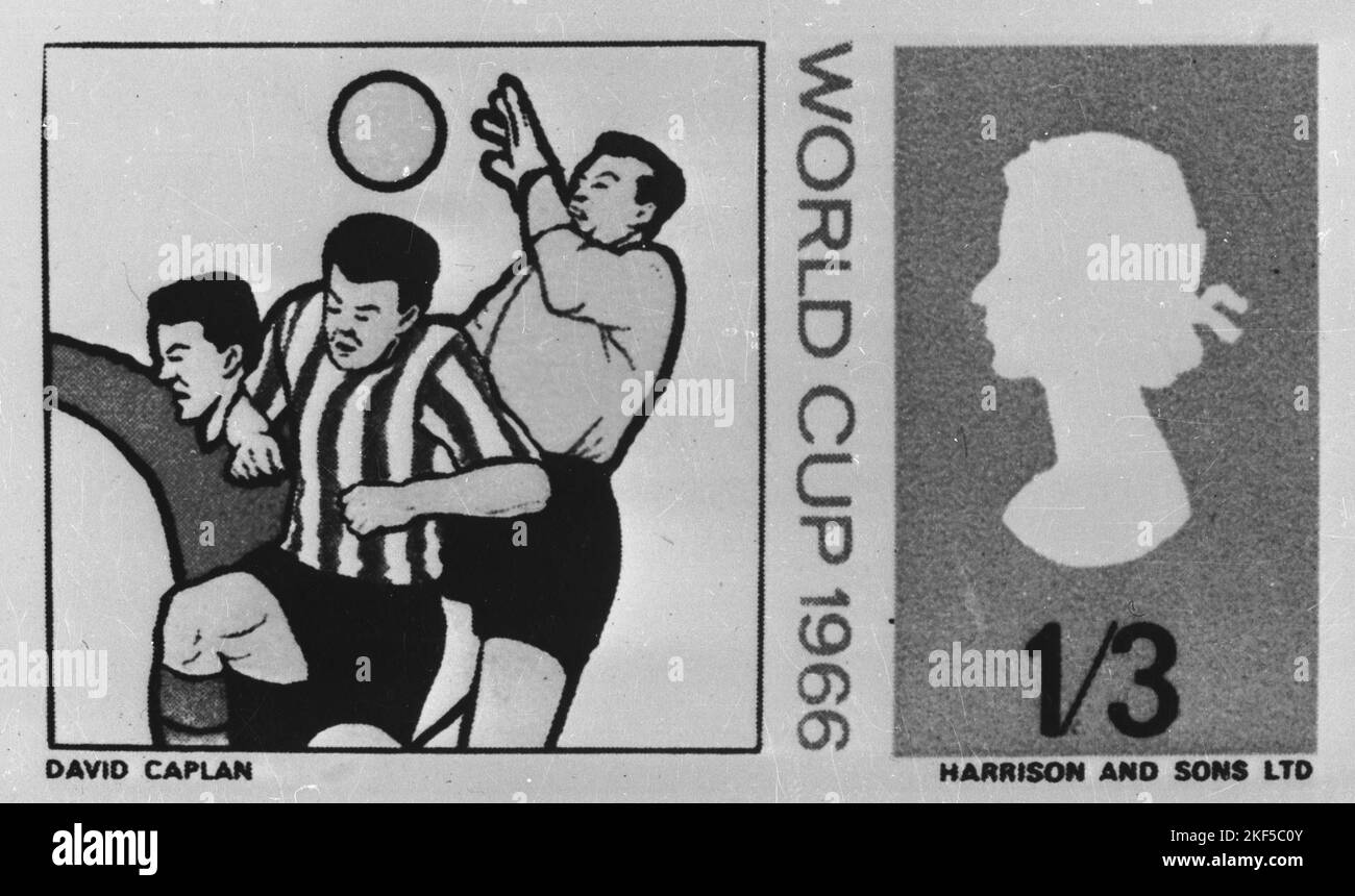 The design for one of the official World Cup stamps Stock Photo - Alamy