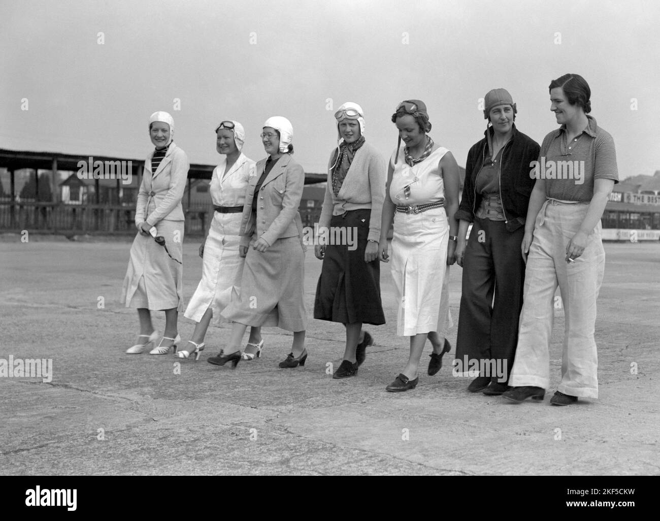 Women drivers at Brooklands Stock Photo - Alamy