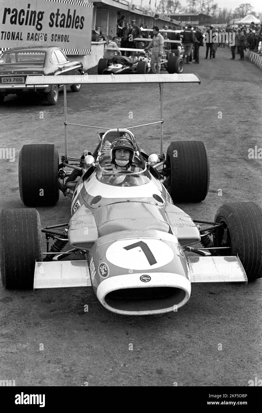 Jackie Stewart sits in his Matra Ford Stock Photo - Alamy