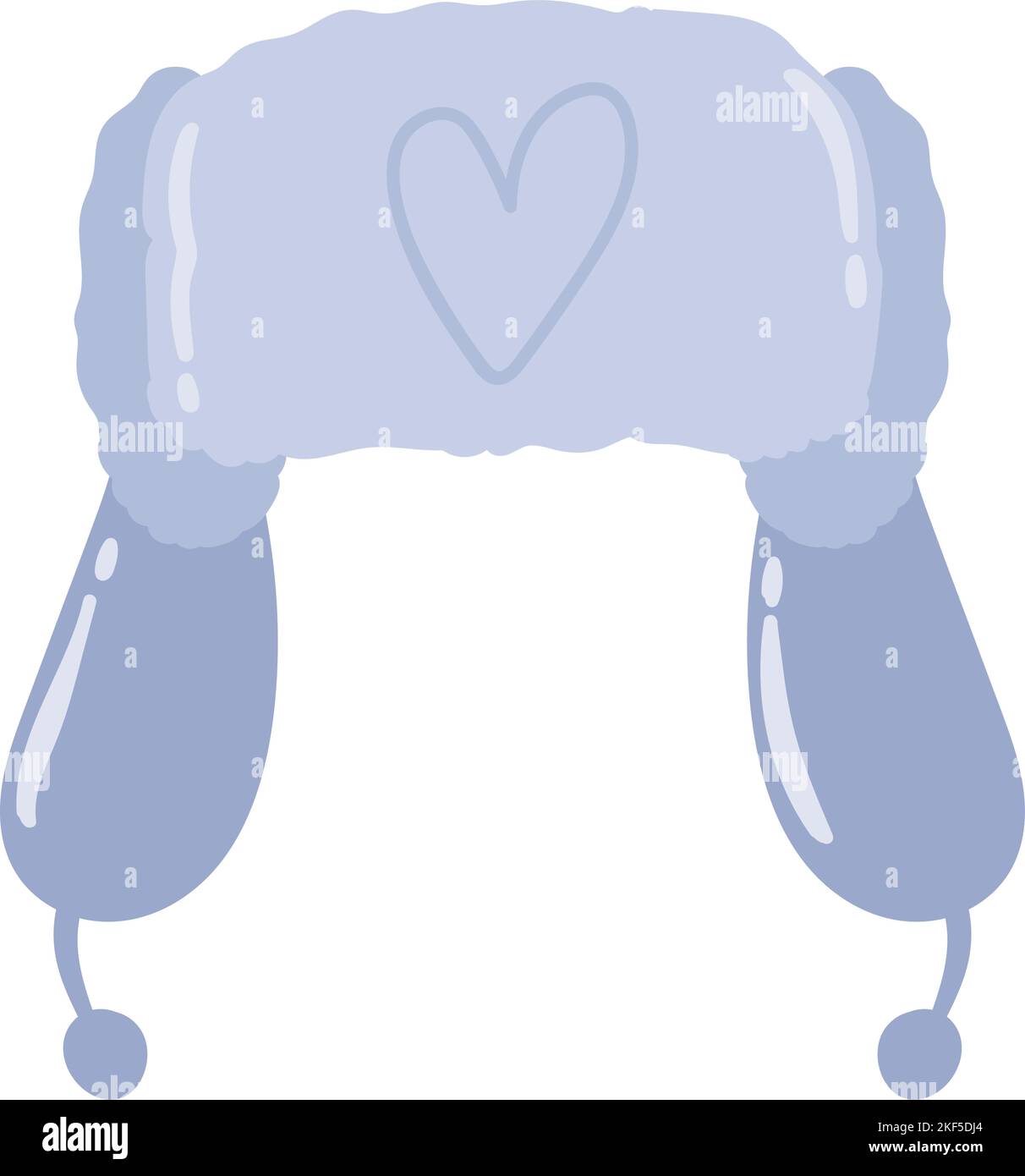 winter hat with ear flaps Stock Vector Image & Art - Alamy