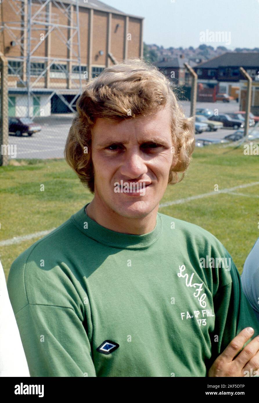 Gary Sprake, Leeds United goalkeeper Stock Photo - Alamy