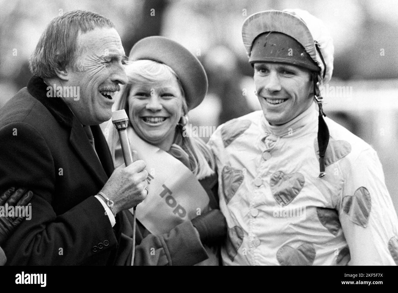 Bruce Forsyth chatting up one of the Top Rank girls before making a ...